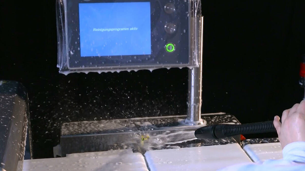 Wash-Down Design for Universal use and maximal Hygiene