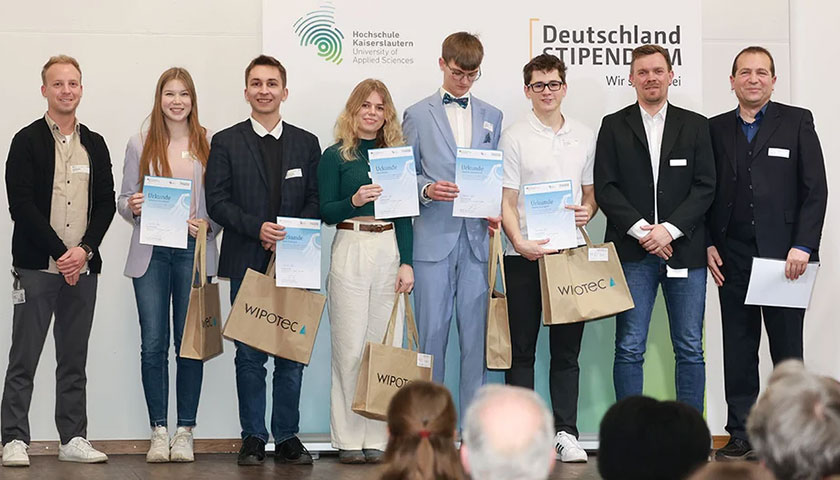 Wipotec fördert fünf Talente mit dem Deutschlandstipendium